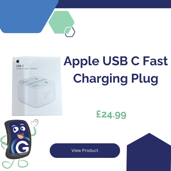 Apple USB C Fast Charging Plug - Get Connected